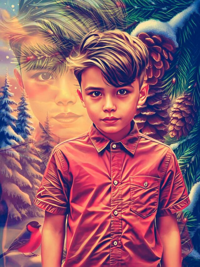 Try this effect on ToonMe