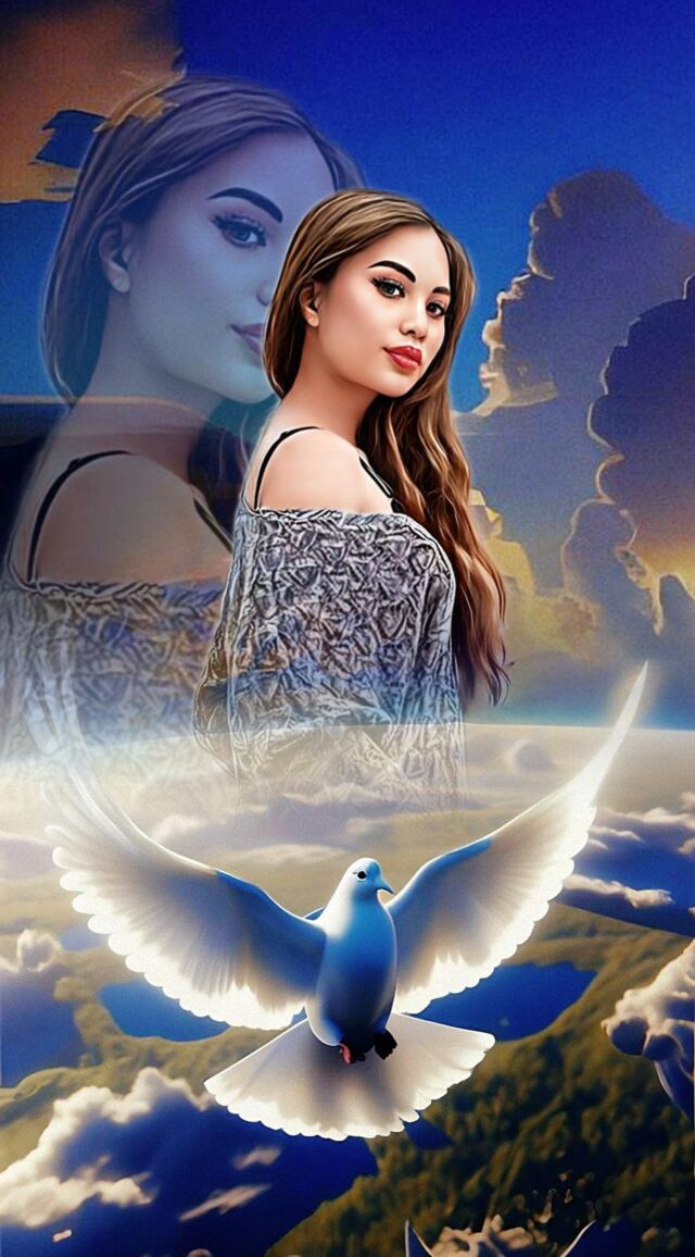 Try this effect on ToonMe