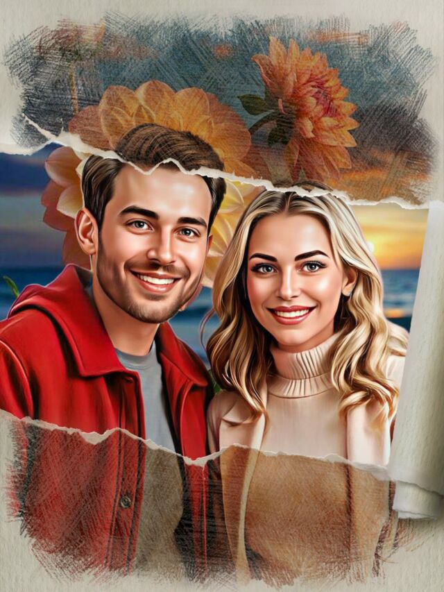 Try this effect on ToonMe