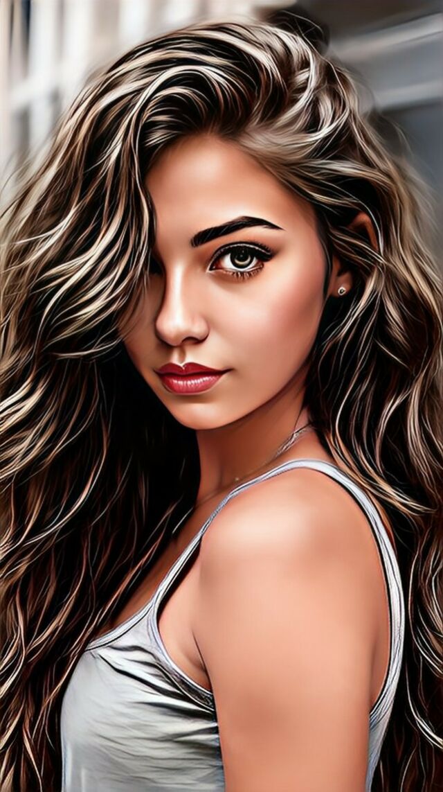 Try this effect on ToonMe