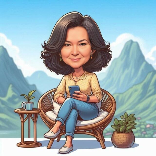 Try this effect on ToonMe