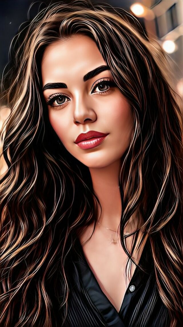 Try this effect on ToonMe