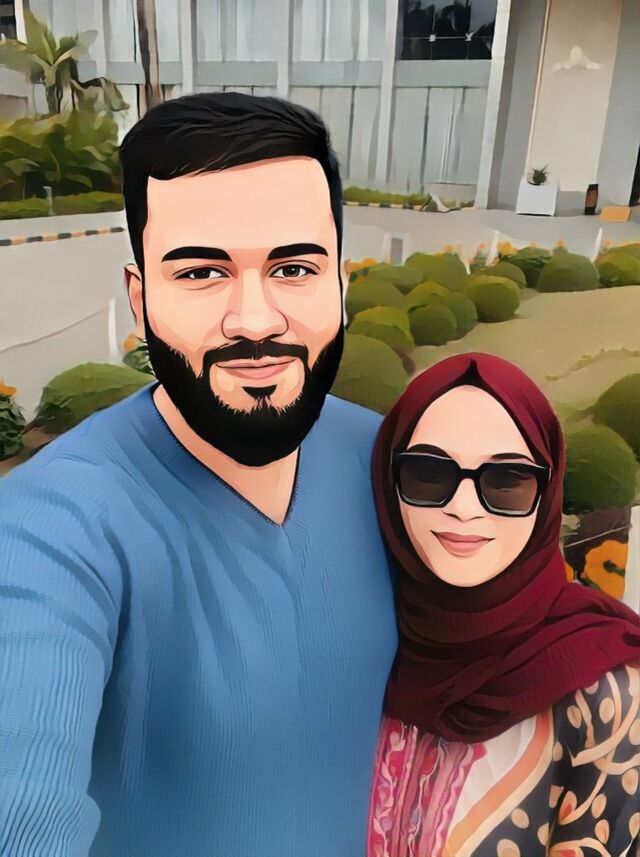 Try this effect on ToonMe