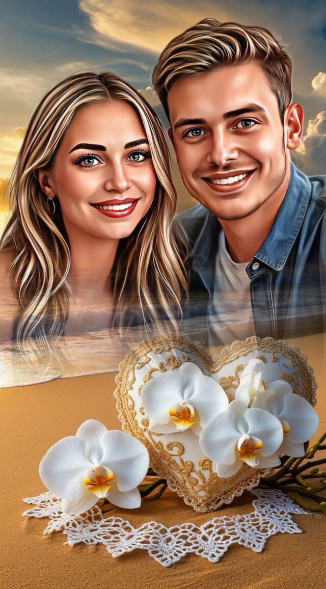 Try this effect on ToonMe