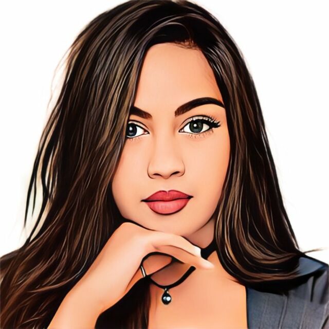 Try this effect on ToonMe